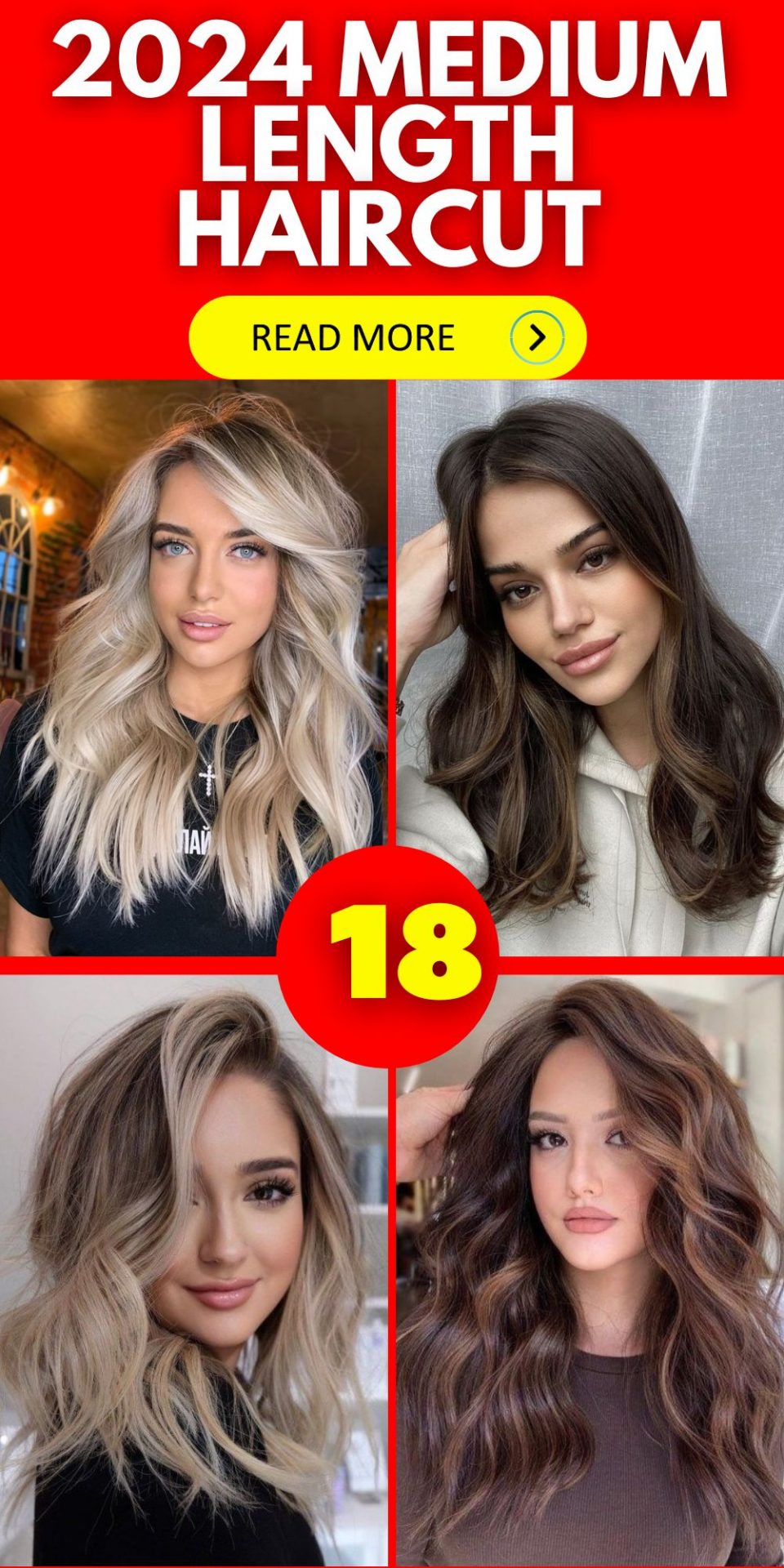 Unlocking 2024 Medium Length Haircut Trends for Women: Layers, Bangs ...