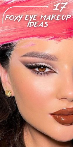 Subtle Glamour: Creating a Soft Brown Fox Eye Makeup Look for a Day to ...
