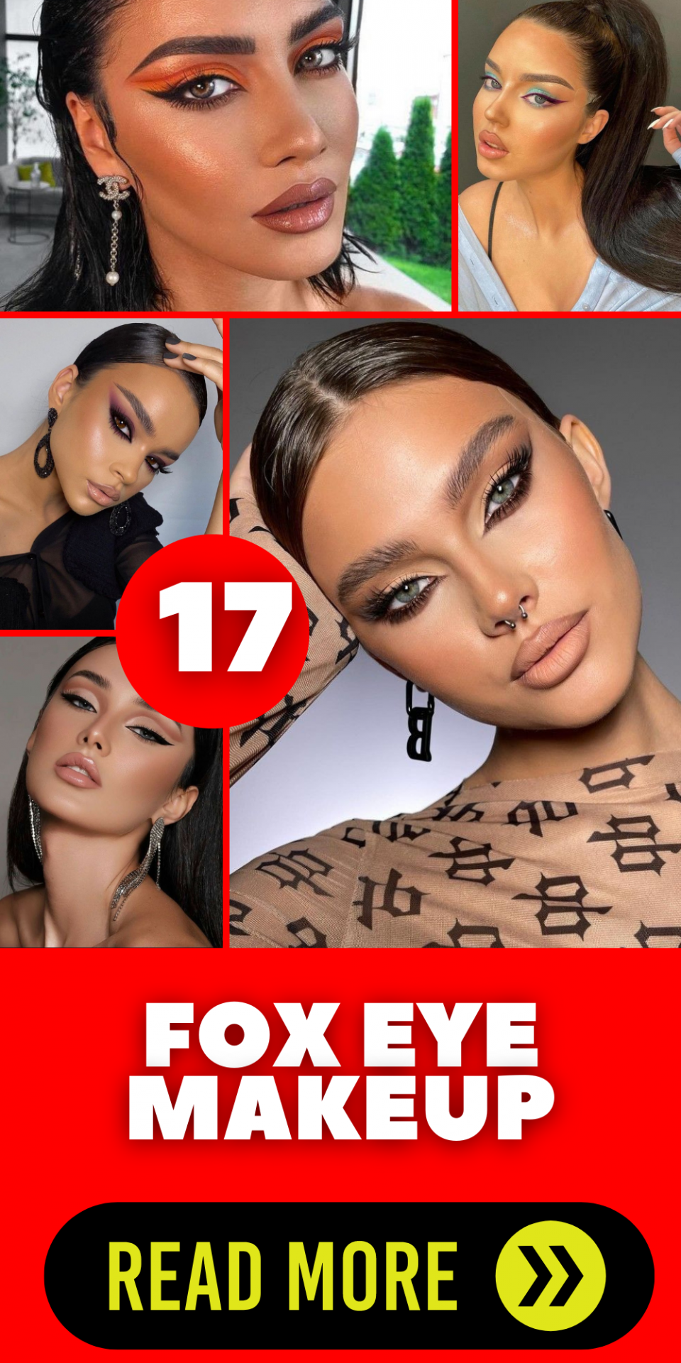 Subtle Glamour: Creating a Soft Brown Fox Eye Makeup Look for a Day to ...