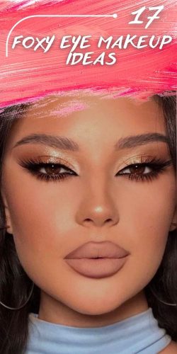 Subtle Glamour: Creating a Soft Brown Fox Eye Makeup Look for a Day to ...