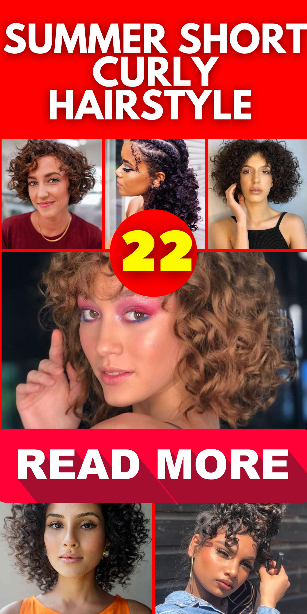 Summer 2023 Hair Trends: Short Curly Hairstyles for Women, From Beach ...