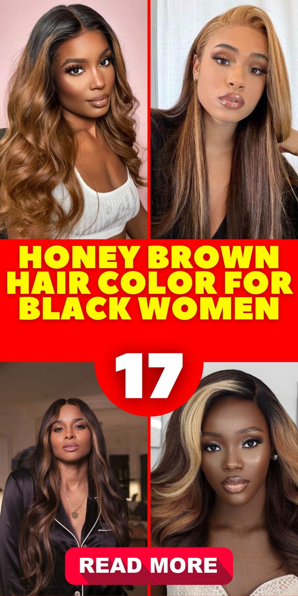 Honey Brown Hair Color 17 Ideas for Black Women: Embrace Your Natural ...