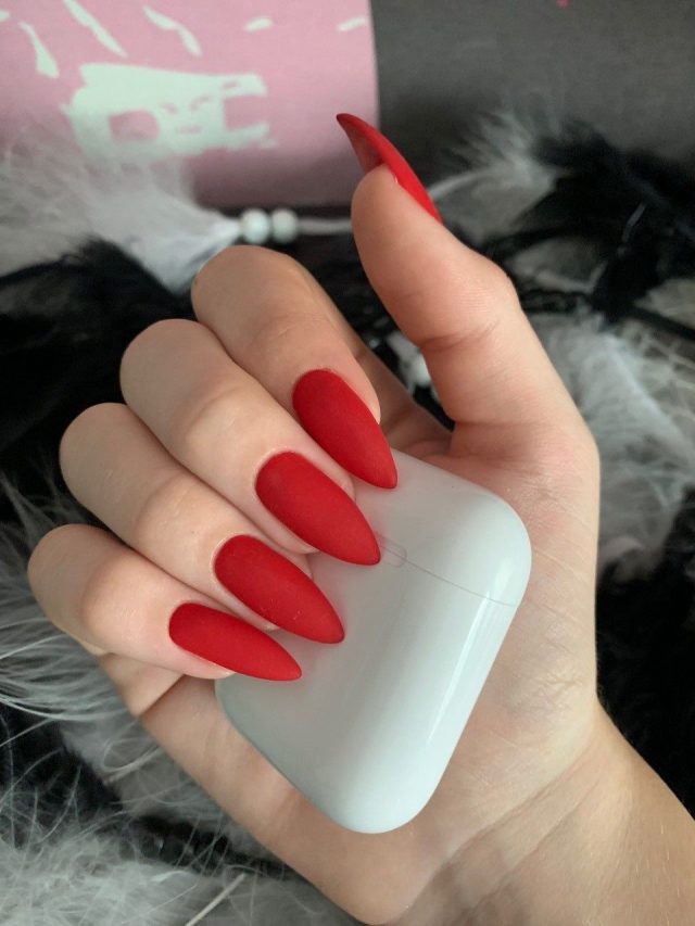 Matte Red Nails 15 Ideas: Timeless Elegance for Your Manicure - Fall ...