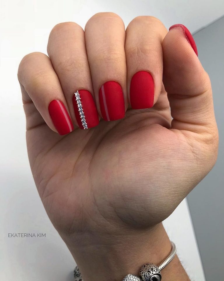 Matte Red Nails 15 Ideas: Timeless Elegance for Your Manicure - Fall ...