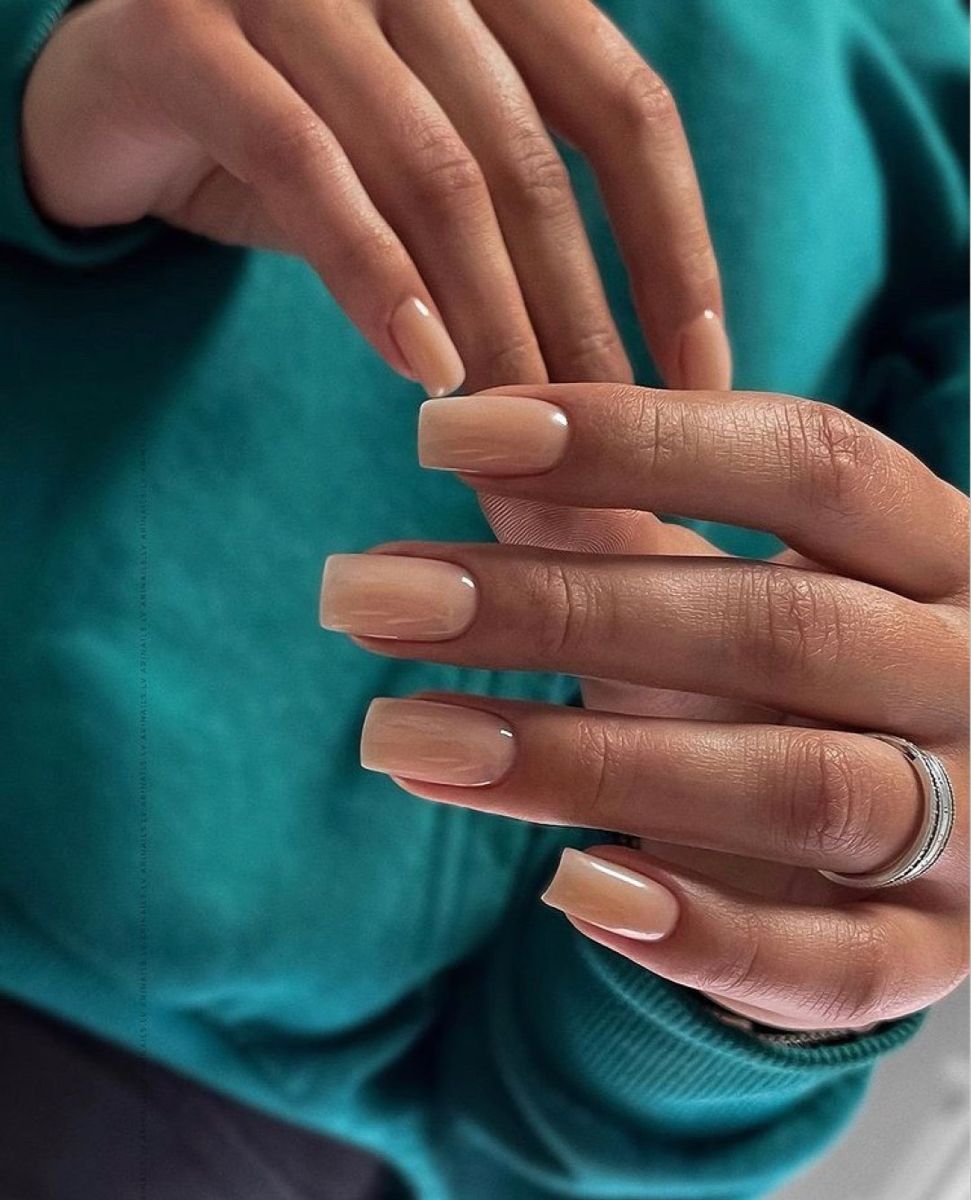 Milky Nude Nails for Dark Skin 15 Ideas: Embracing Elegance and Versatility