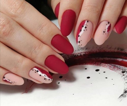 Matte Red Nails 15 Ideas: Timeless Elegance for Your Manicure - Fall ...