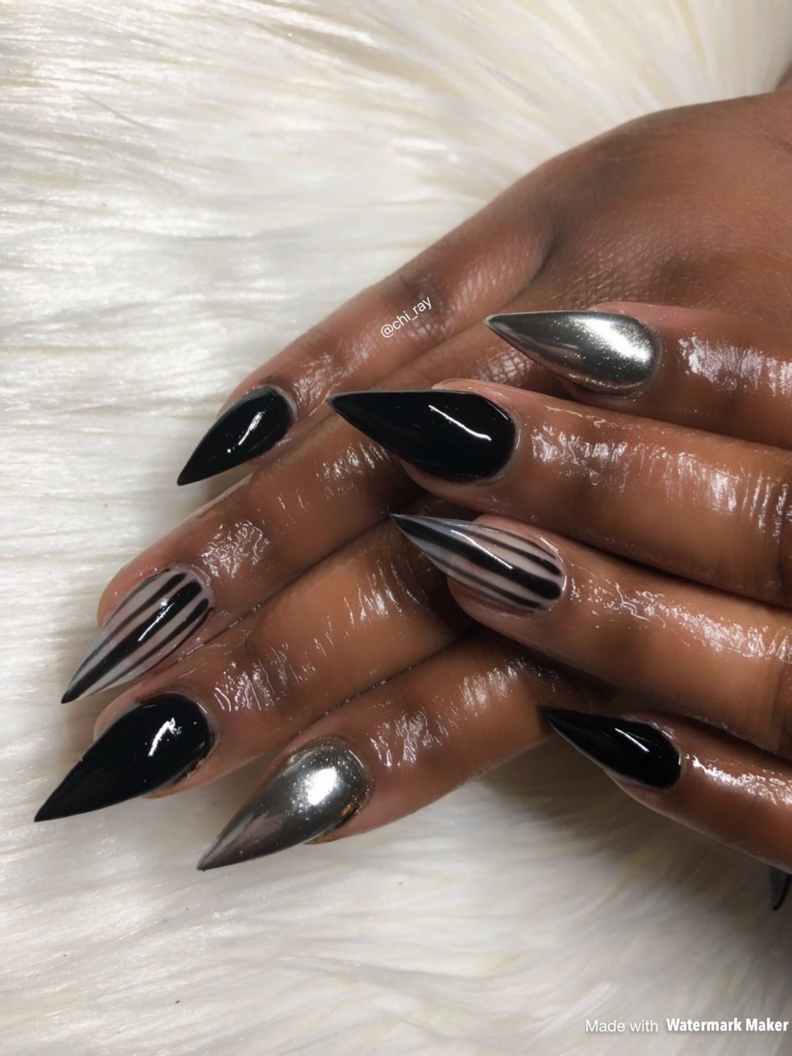 Black Nails Dark Skin 16 Ideas: Embrace Your Boldness - Fall Update ...