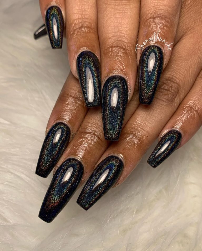 Black Nails Dark Skin 16 Ideas: Embrace Your Boldness - Fall Update ...