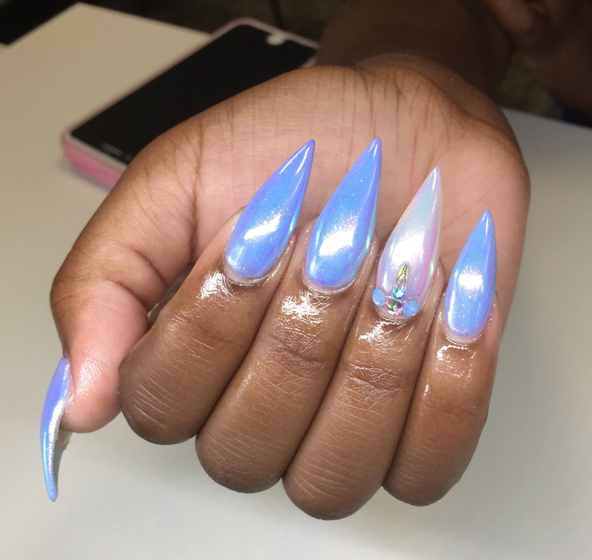 Chrome Nails Dark Skin 17 Ideas Adding Glamour And Elegance To Your