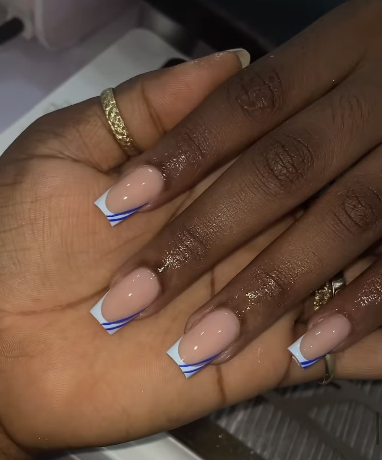 Elevate Your Look: Exceptional French Tip Nails Design Ideas for Dark ...