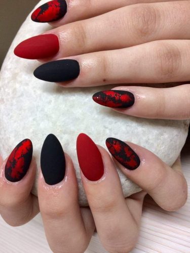 Matte Red Nails 15 Ideas: Timeless Elegance for Your Manicure - Fall ...