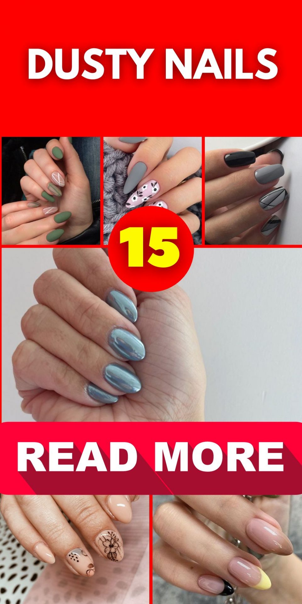 Dusty Nails 15 Ideas: Adding a Vintage Touch to Your Nail Art - Fall ...