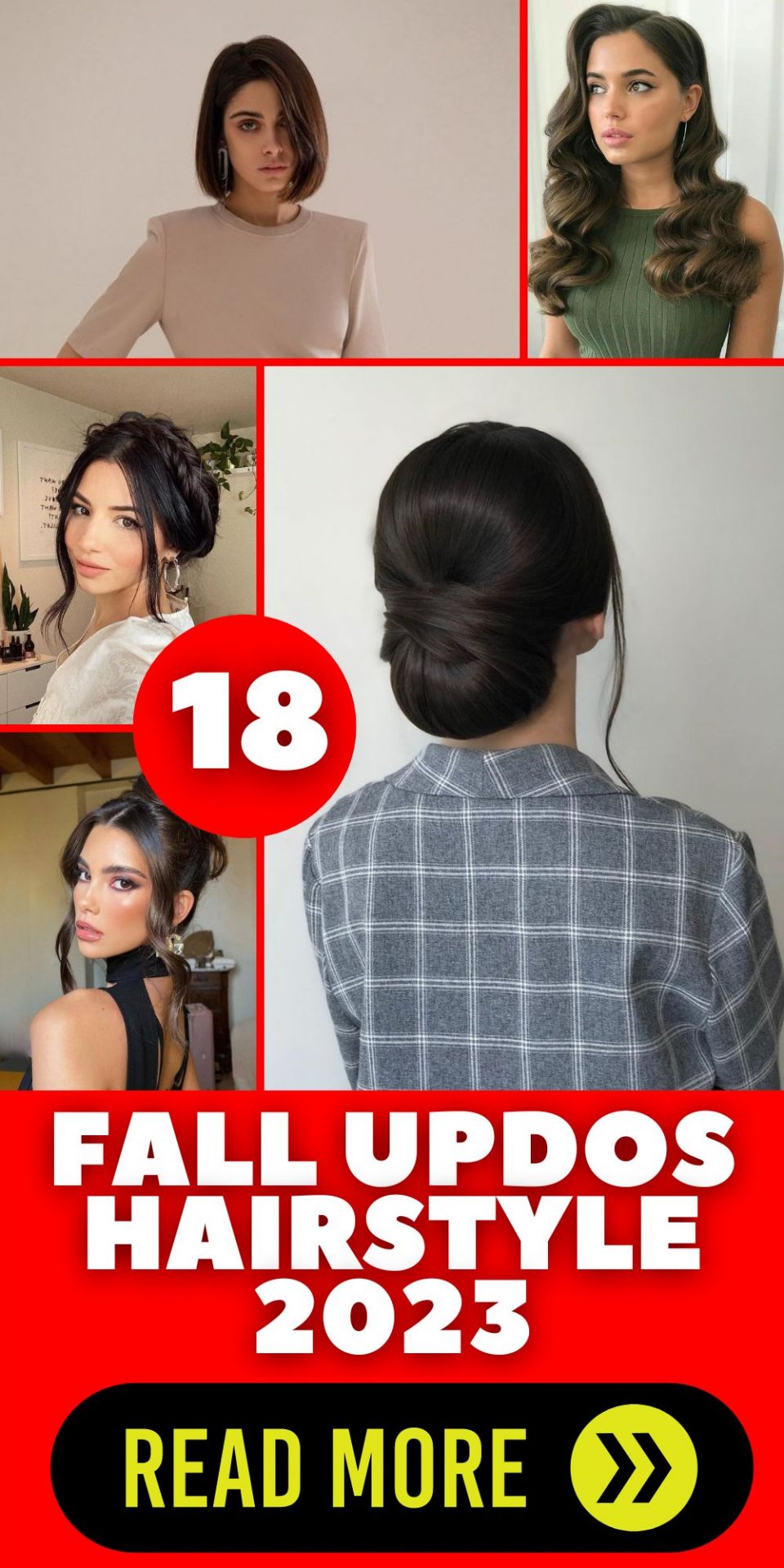 Fall Updos Hairstyle 2023 18 Ideas: Embrace Elegance and Style - women ...
