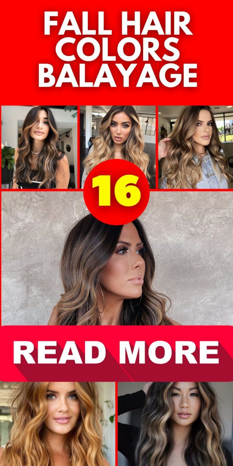 Fall Hair Colors Balayage 16 Ideas: Embrace the Season with Stunning ...