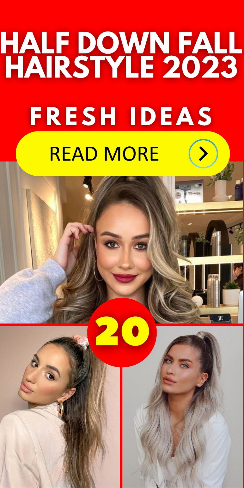 Half Down Fall Hairstyle 2023 20 Ideas - Fall Update Ideas 2025