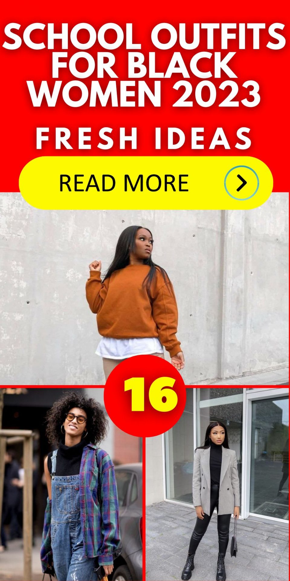School Outfits for Black Women 2023: Fashionable 16 Ideas to Slay the ...