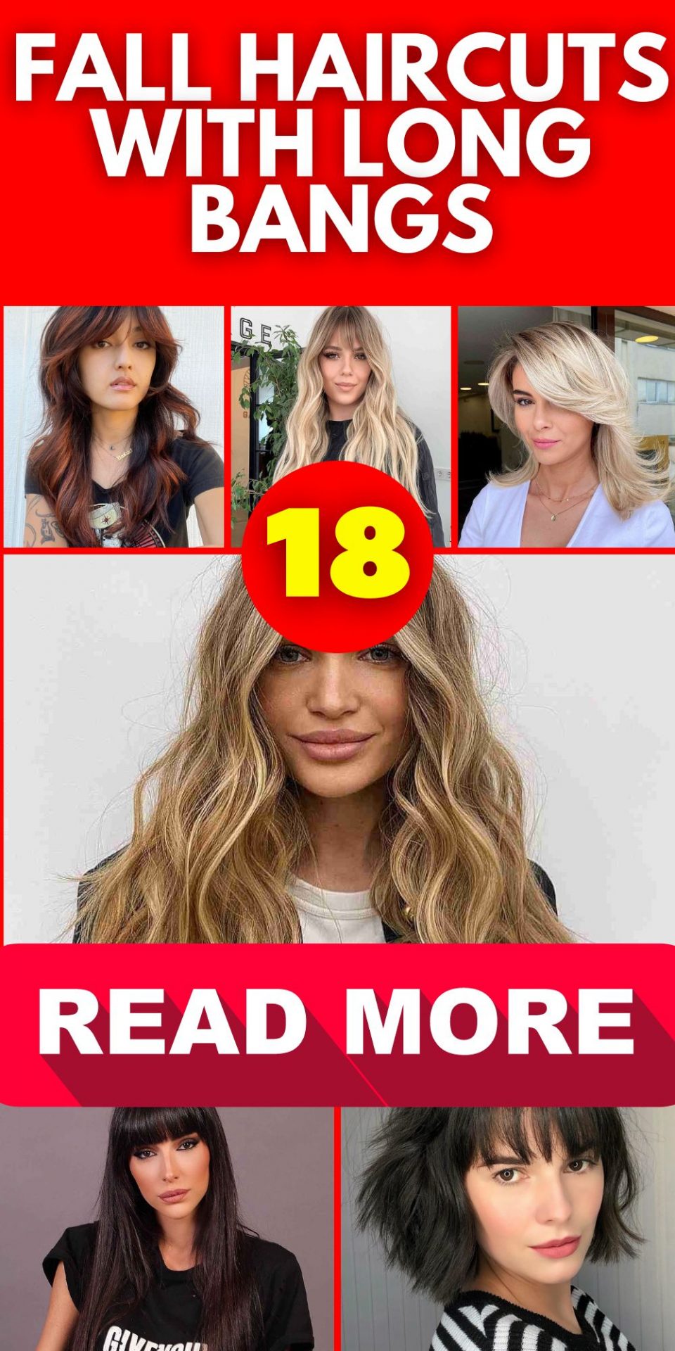 Fall Haircuts with Long Bangs: 18 Ideas to Revamp Your Look - Fall ...