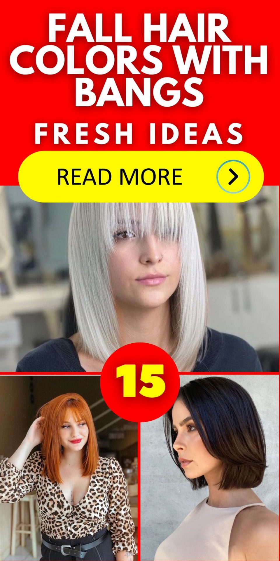 Fall Hair Colors with Bangs 15 Ideas: A Stylish Guide for the Trend ...