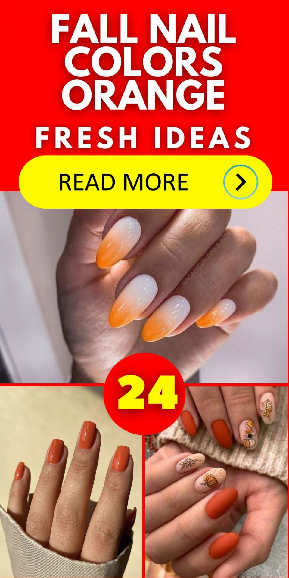 Fall Nail Colors: Orange 24 Ideas for a Stylish Look - women-club.online