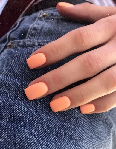 Gel Nail Designs Peach Color 15 Ideas: Add a Touch of Elegance to Your ...