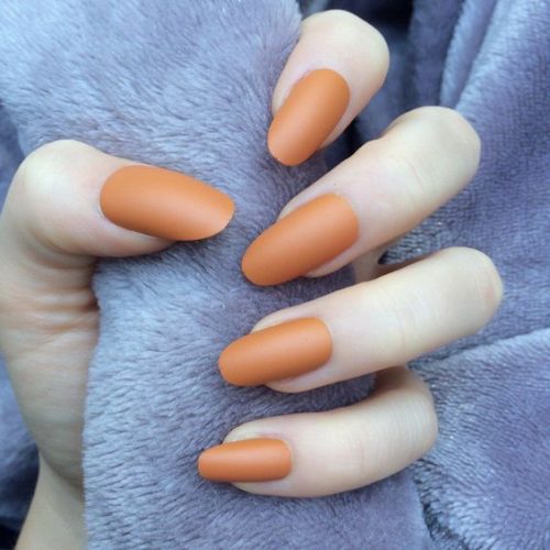 Fall Nail Round Shape 22 Ideas: Embrace the Season with Chic Nail ...