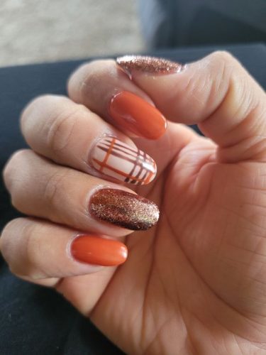 Fall Nail Round Shape 22 Ideas: Embrace the Season with Chic Nail ...
