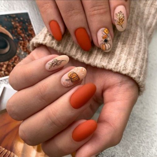 Fall Nail Colors: Orange 24 Ideas for a Stylish Look - Fall Update ...