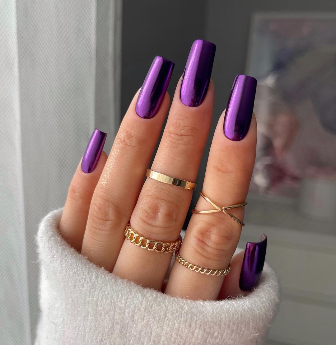 Fall Nail Colors: Captivating Purple 20 Ideas to Elevate Your Style ...