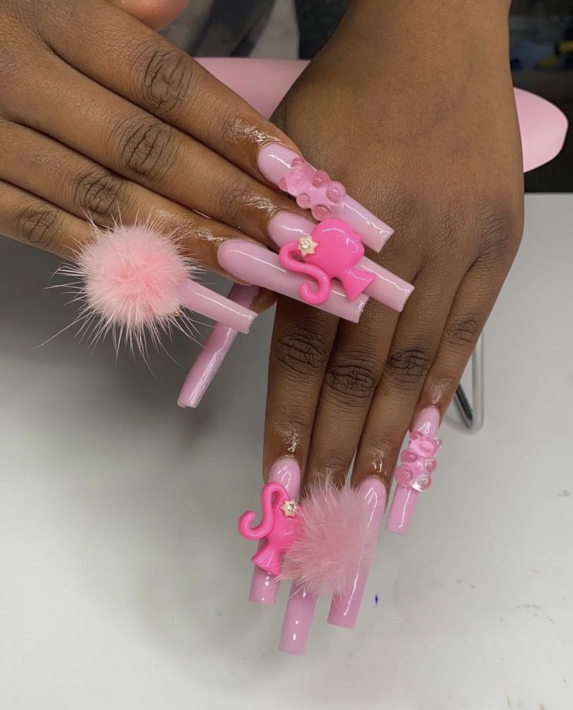 Barbie Nails 20 Ideas: Embrace the Glamorous and Playful Style - Fall ...