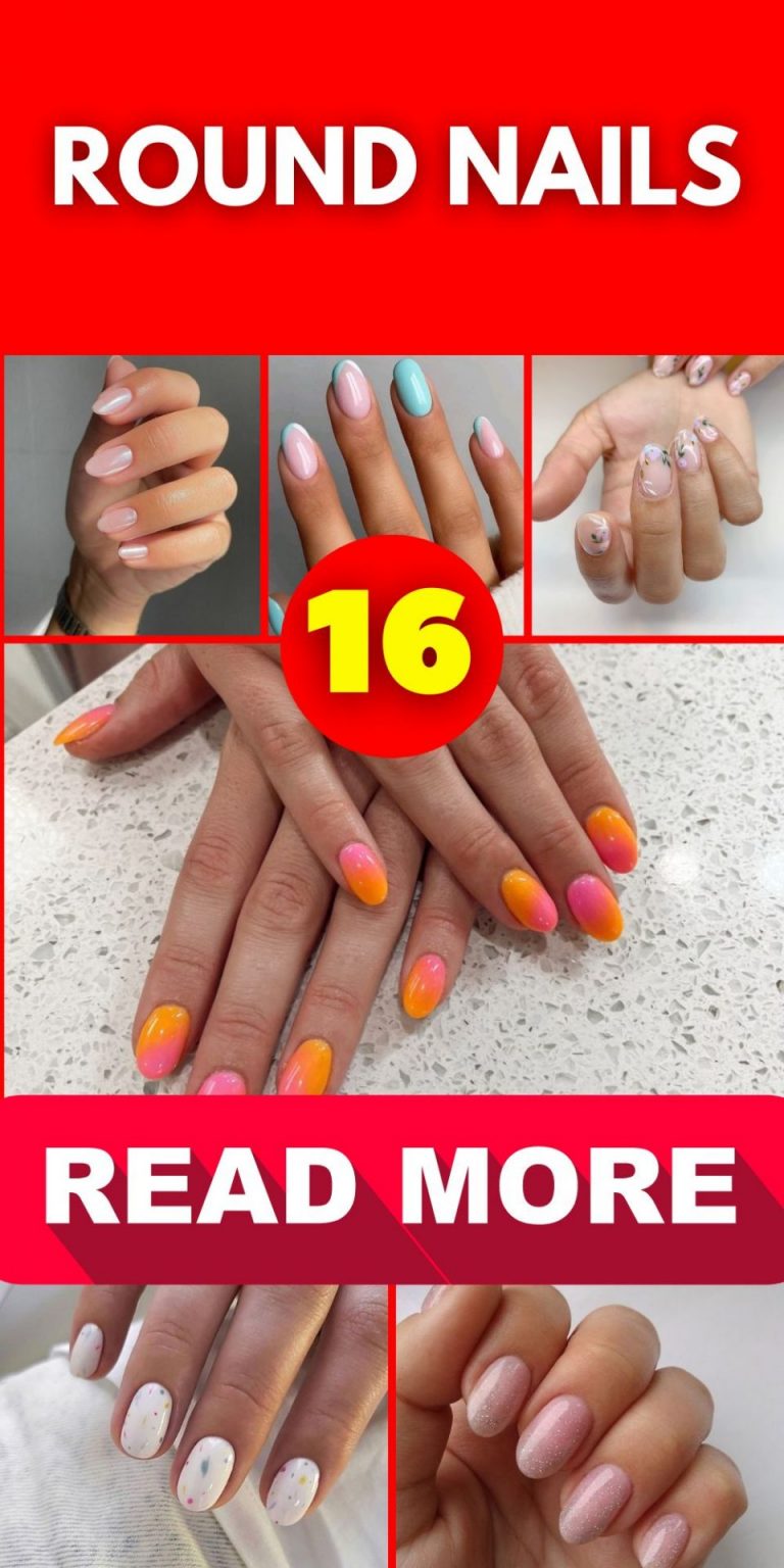 Round Nails 16 Ideas: Embrace the Beauty of Circular Nail Designs ...