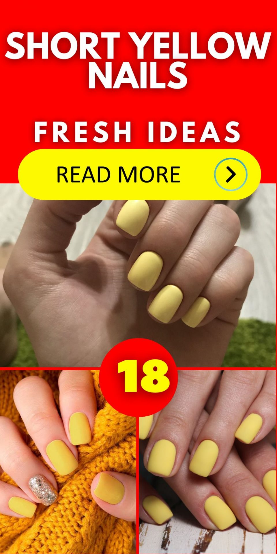 Short Yellow Nails 18 Ideas: Embrace the Sunshine with Stunning Nail ...