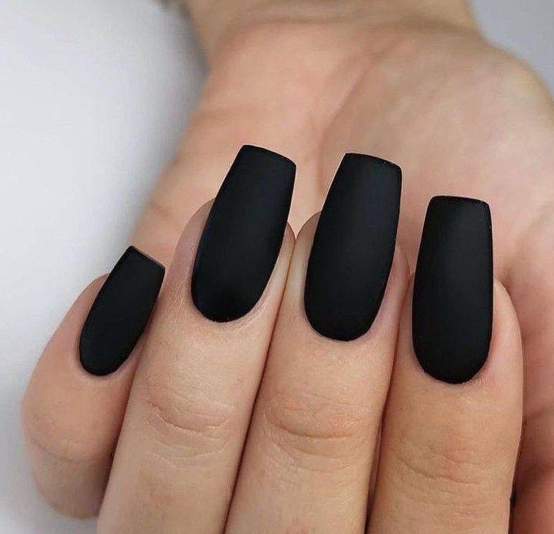 Matte Black Nails 16 Ideas: Embrace Elegance and Edge - Fall Update ...