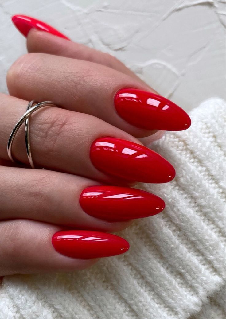 Red Gel Nails 22 Ideas: Adding Glamour to Your Style