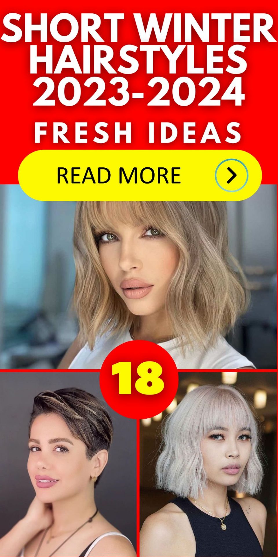 Short Winter Hairstyles 2023-2024 18 Ideas: Chic Ideas to Embrace the ...