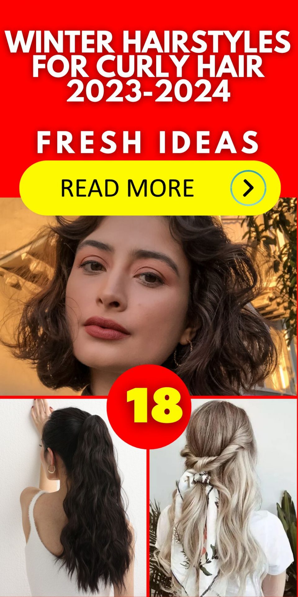 Winter Hairstyles for Curly Hair 2023-2024 18 Ideas: Stay Cozy and ...