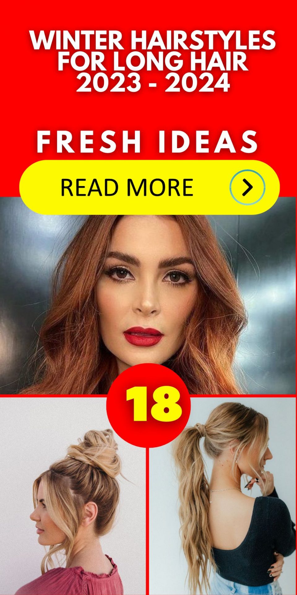 Winter Hairstyles for Long Hair 2023 - 2024 18 Ideas - women-club.online