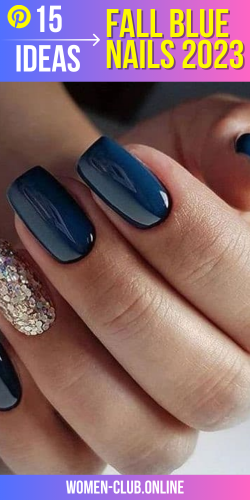 Fall Blue Nails 2023 15 Ideas: Embrace the Season with Stunning Nail ...