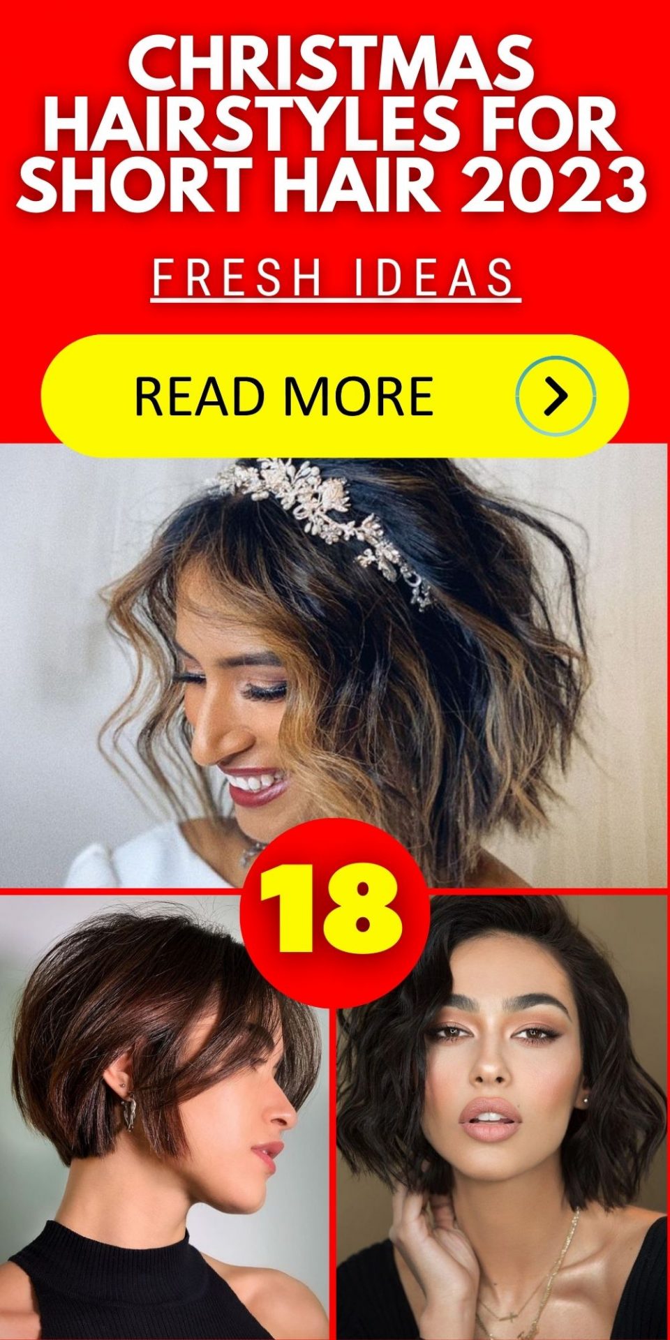 Christmas Hairstyles for Short Hair 2023 18 Ideas - women-club.online