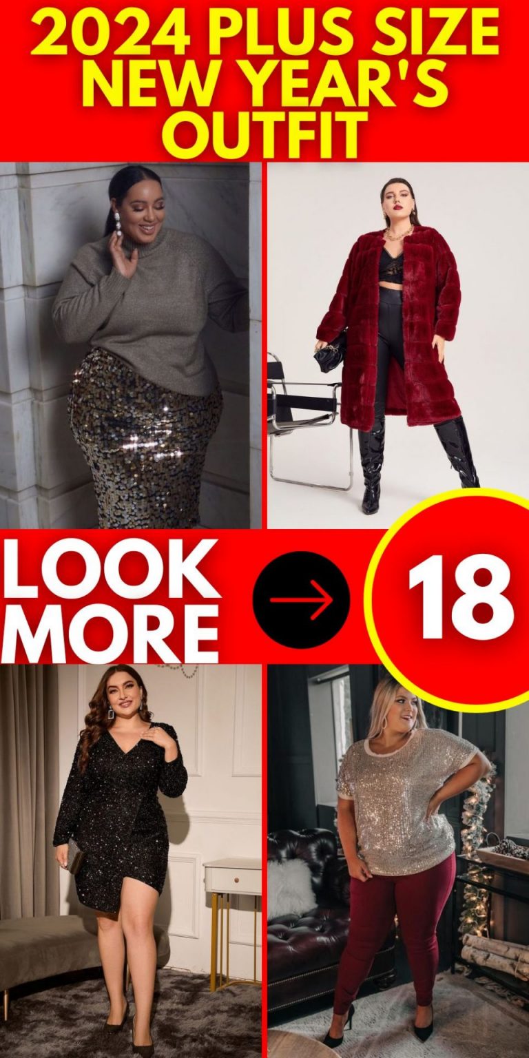 Celebrate in Style: Plus Size New Year's Outfit Ideas for 2024