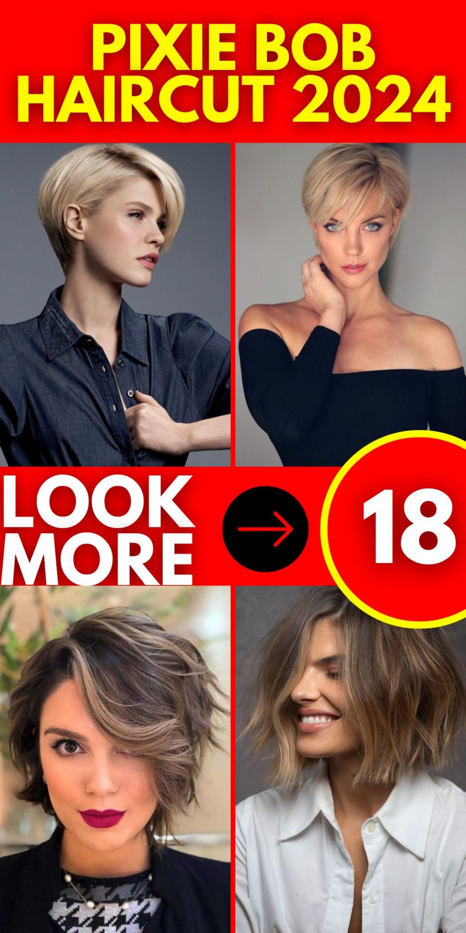 Pixie Bob Haircut 2024 Ideas | Short, Long, Wavy, Curly Styles