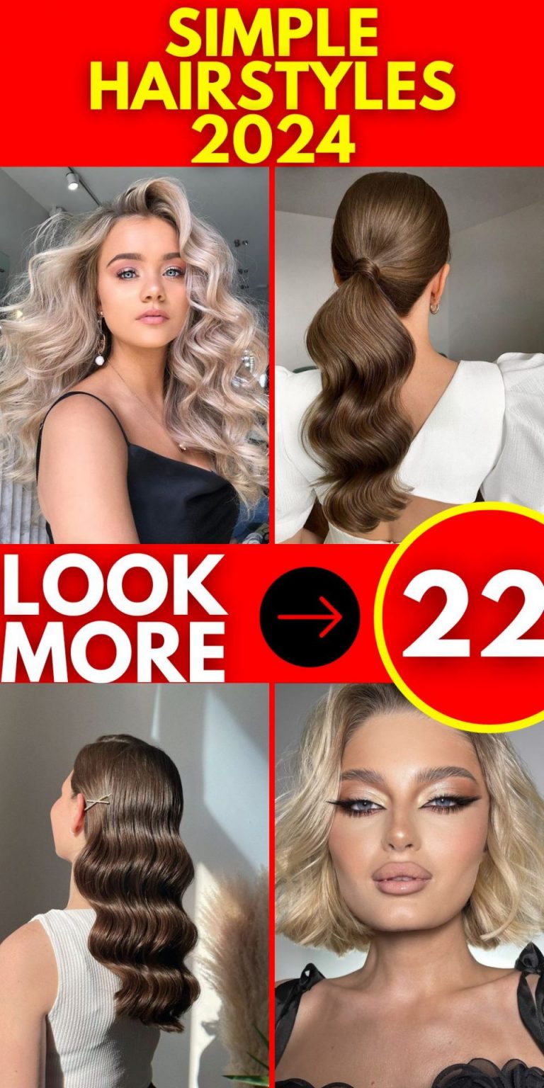 2024 Simple Hairstyles for Women: Short, Medium, Long, Black, and More