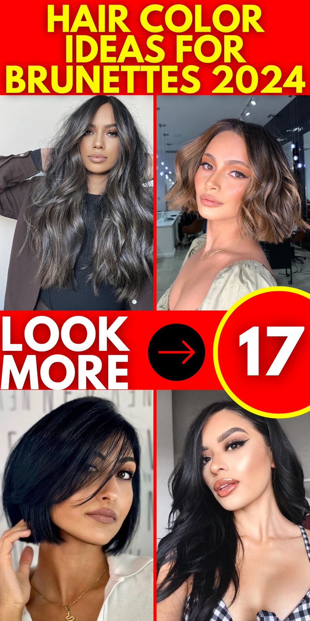 2024 Hair Color Trends for Brunettes: Fall to Winter Inspirations