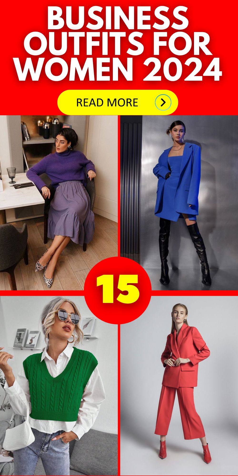 Trendy and Professional Women's Business Outfits for 2024