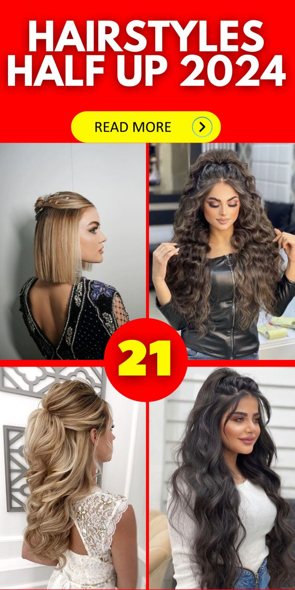 Unlocking 2024 Hairstyles Half Up Trends for Women: Short, Wedding ...