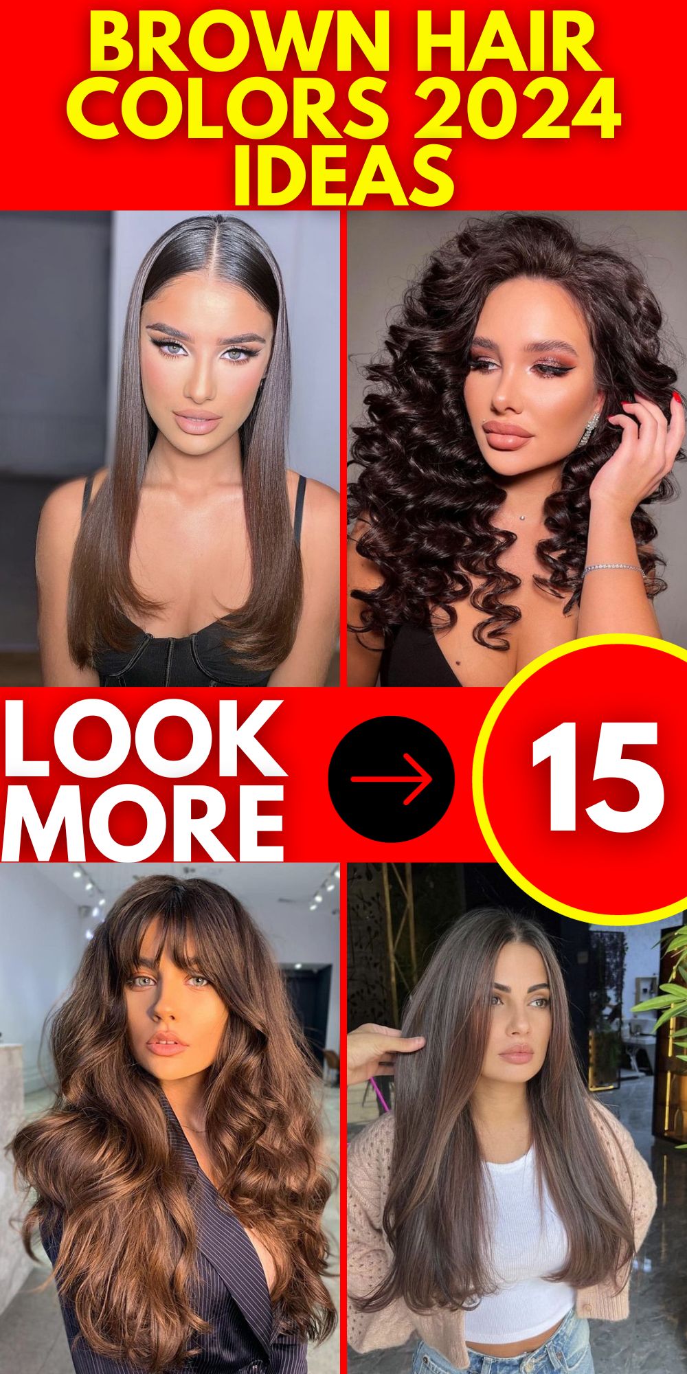 Explore the Best Brown Hair Colors of 2024: Chocolate to Ash Brown Trends