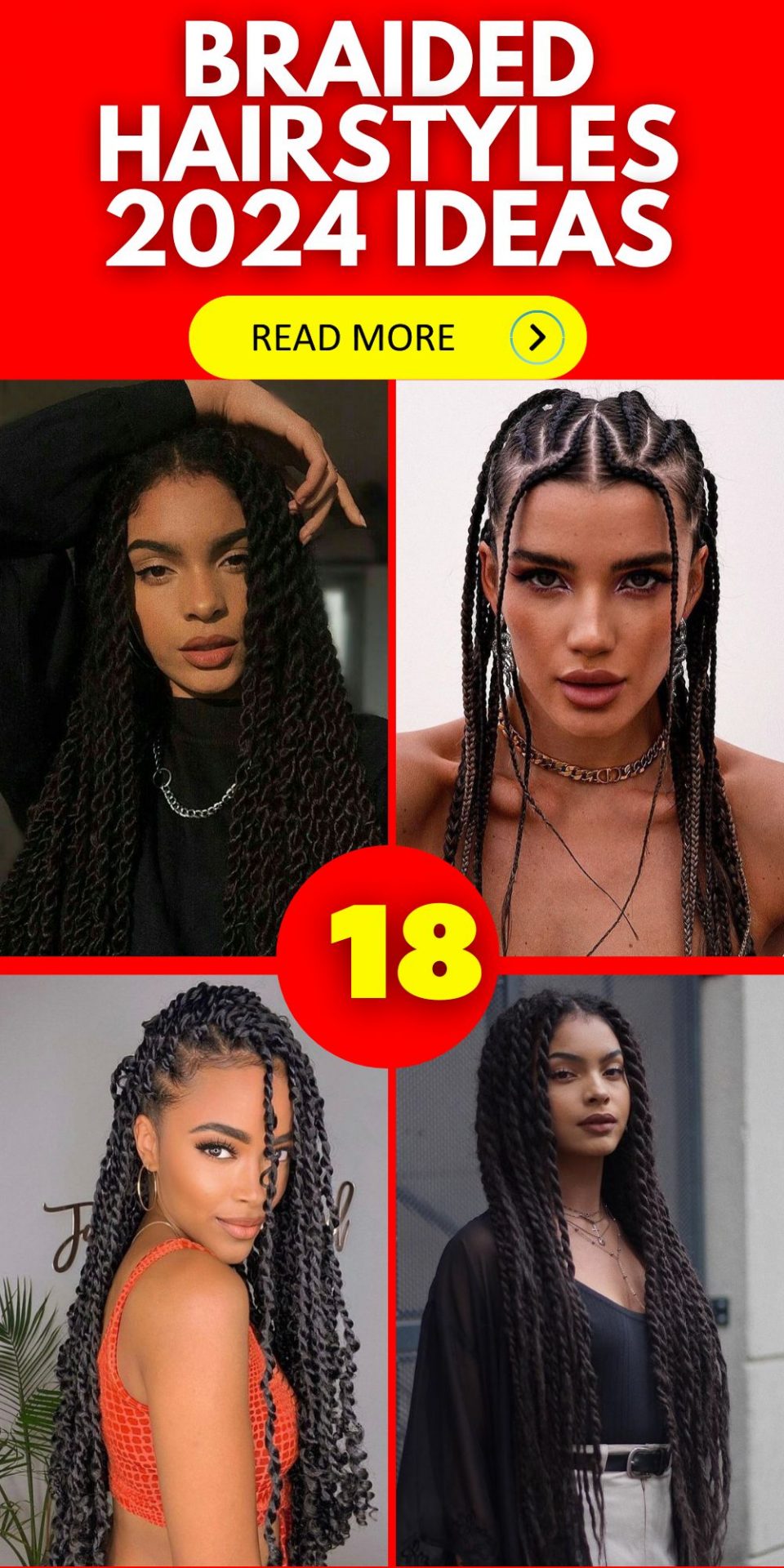 Discover the Latest Braided Hairstyles 2024 Trends: Knotless, Box ...