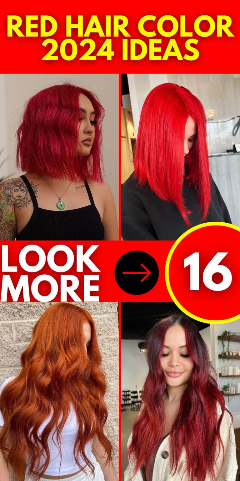 2024 Red Hair Color Guide: Discover Wine, Copper, and Auburn Trend