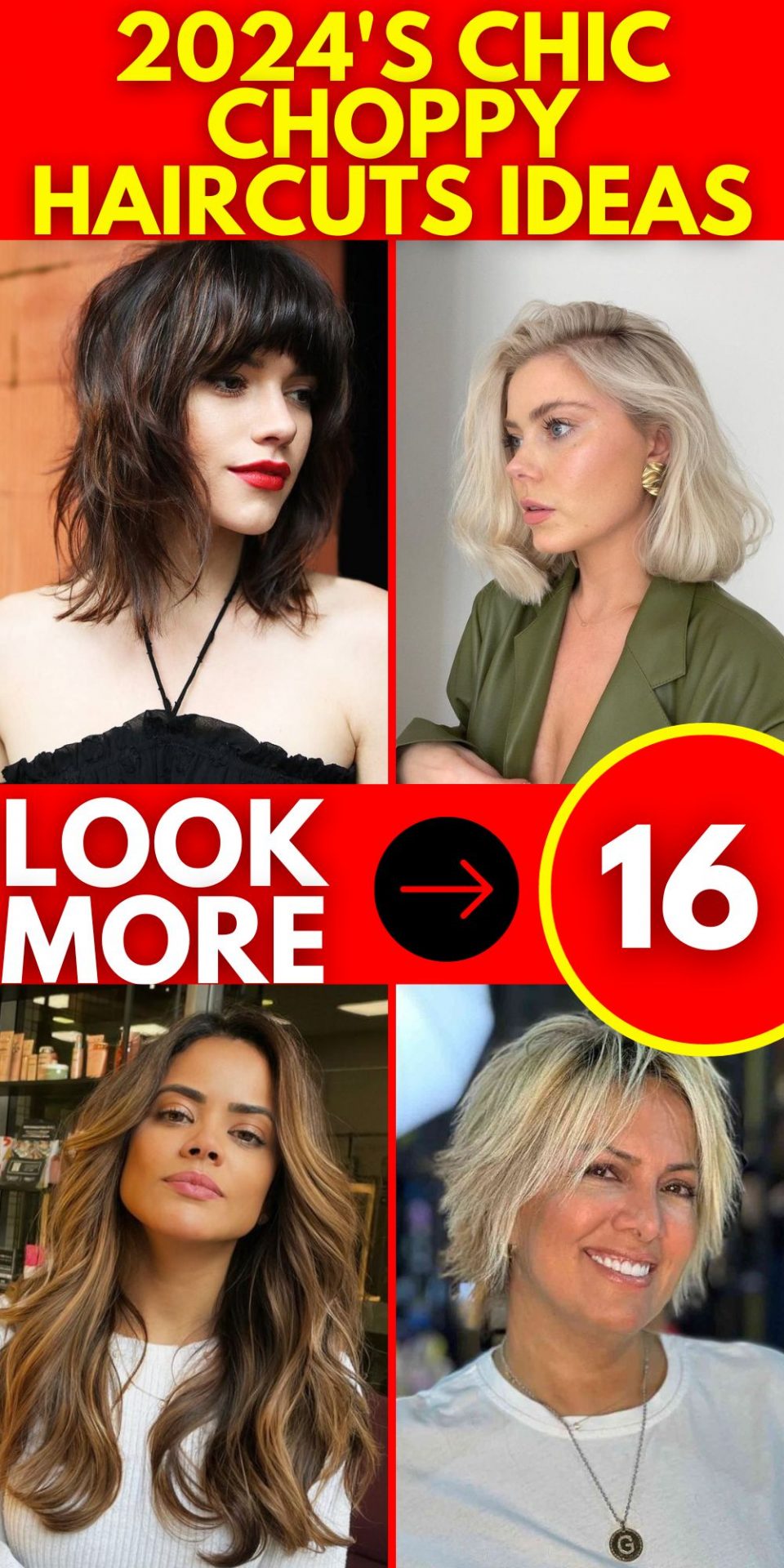 Top Choppy Haircuts 2024 - From Bold Short Layers to Elegant Long ...