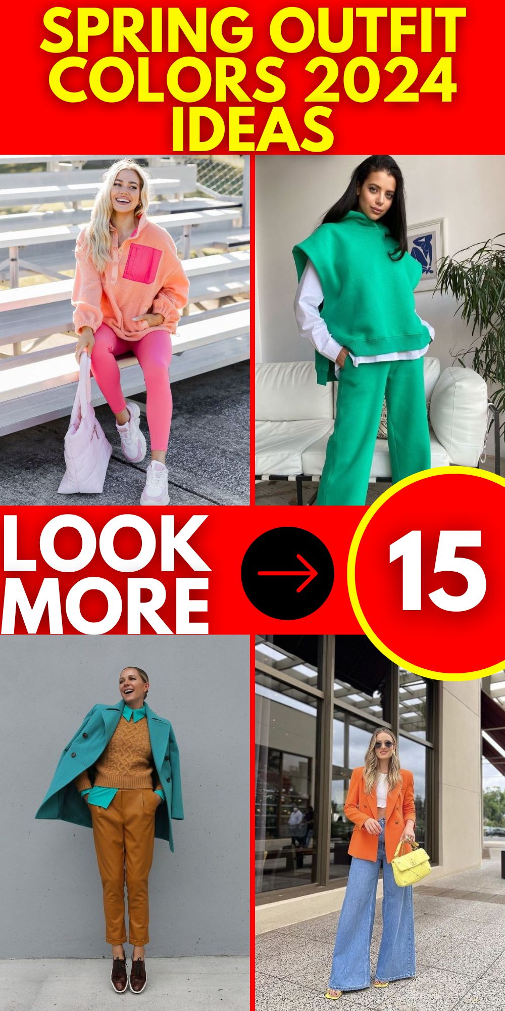 Spring Outfit Colors 2024: Chic Palettes & Fashionable Combos for Women