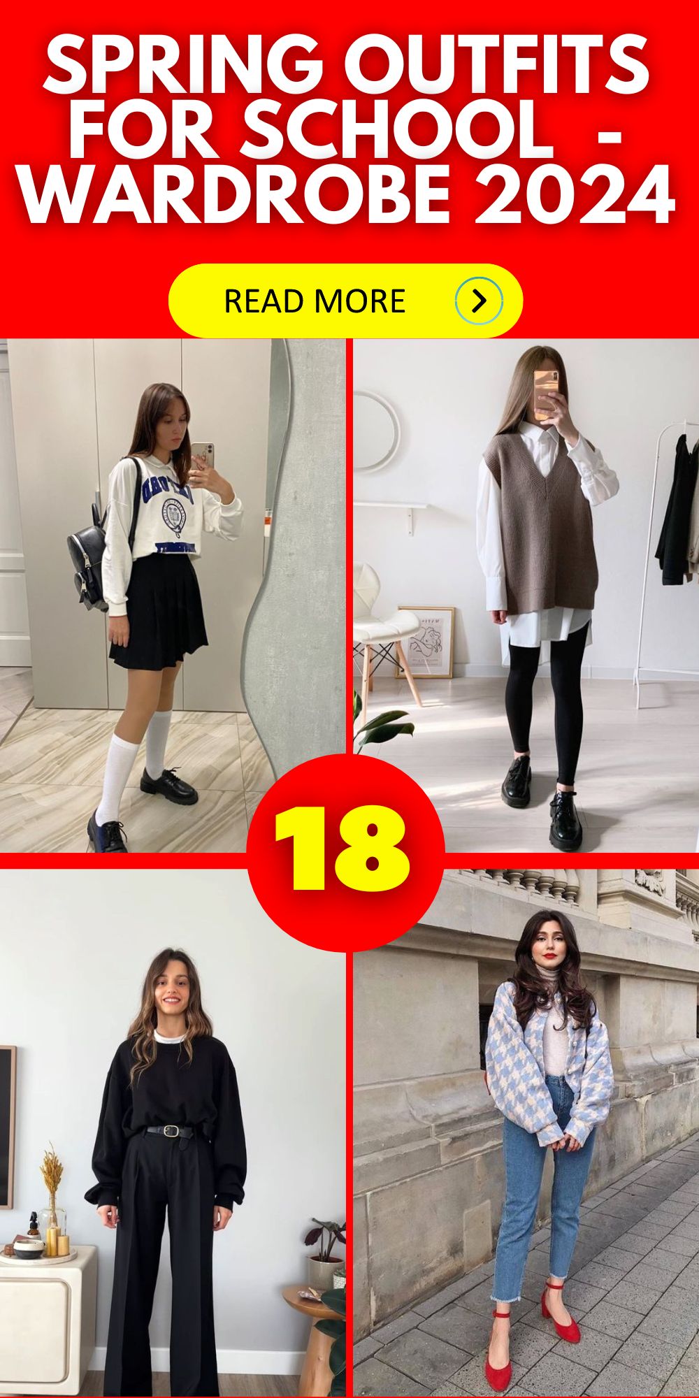 Comfy & Chic Spring School Outfits 2024: Must-Haves for Every Closet